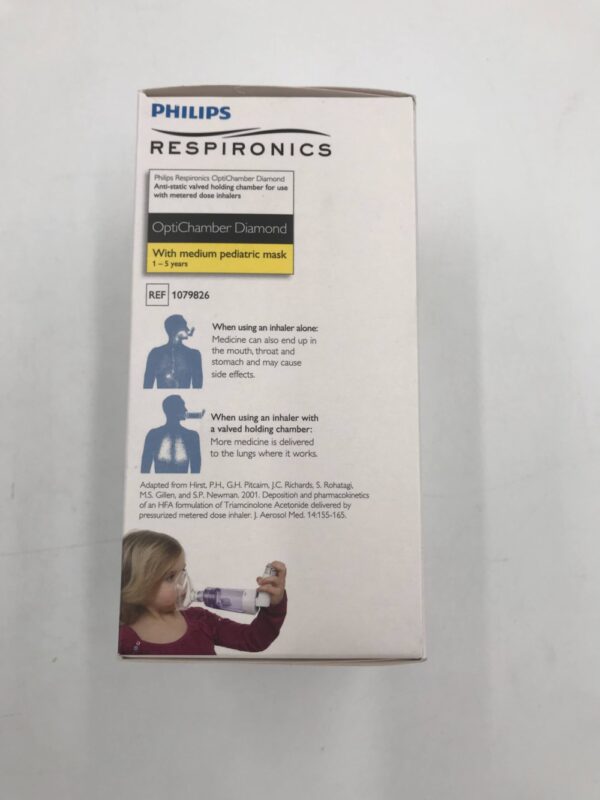Respironics 1079826 OptiChamber Diamond Anti-Static Valved Holding ...
