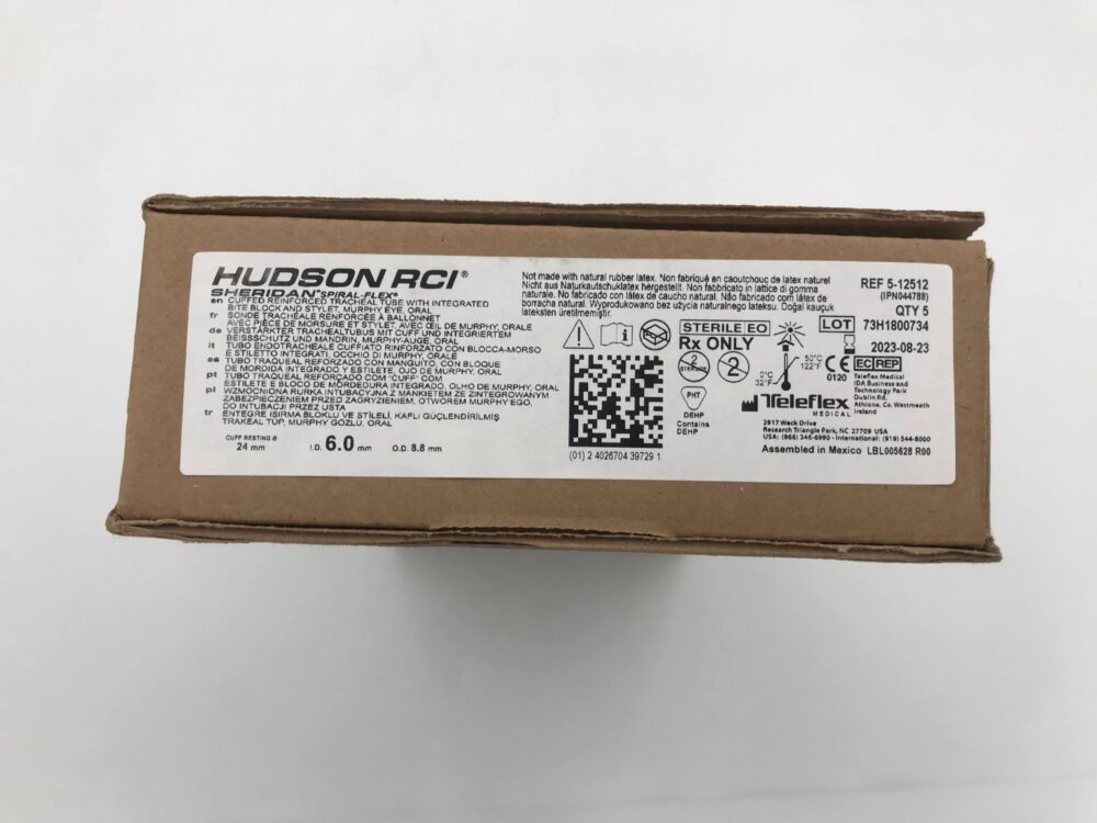 TELEFLEX 5-12512 Hudson RCI Sheridan spiral-Flex Cuffed Reinforced ...