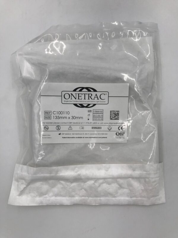 OBP Medical C100110 OneTrac Single-Use cordless Retractor w/ Bulit-In ...