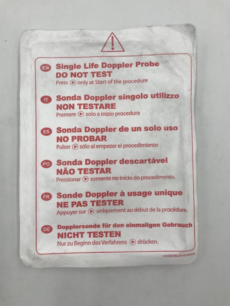 THD 800063 Slide Disposable Sterile Doppler Probe (X) – GB TECH USA