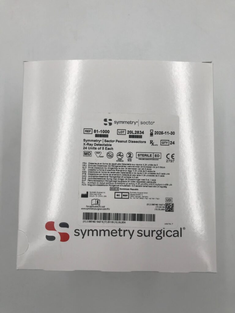 SYMMETRY 81-1000 Secto Peanut Dissectors, X-Ray Detectable (24units of ...