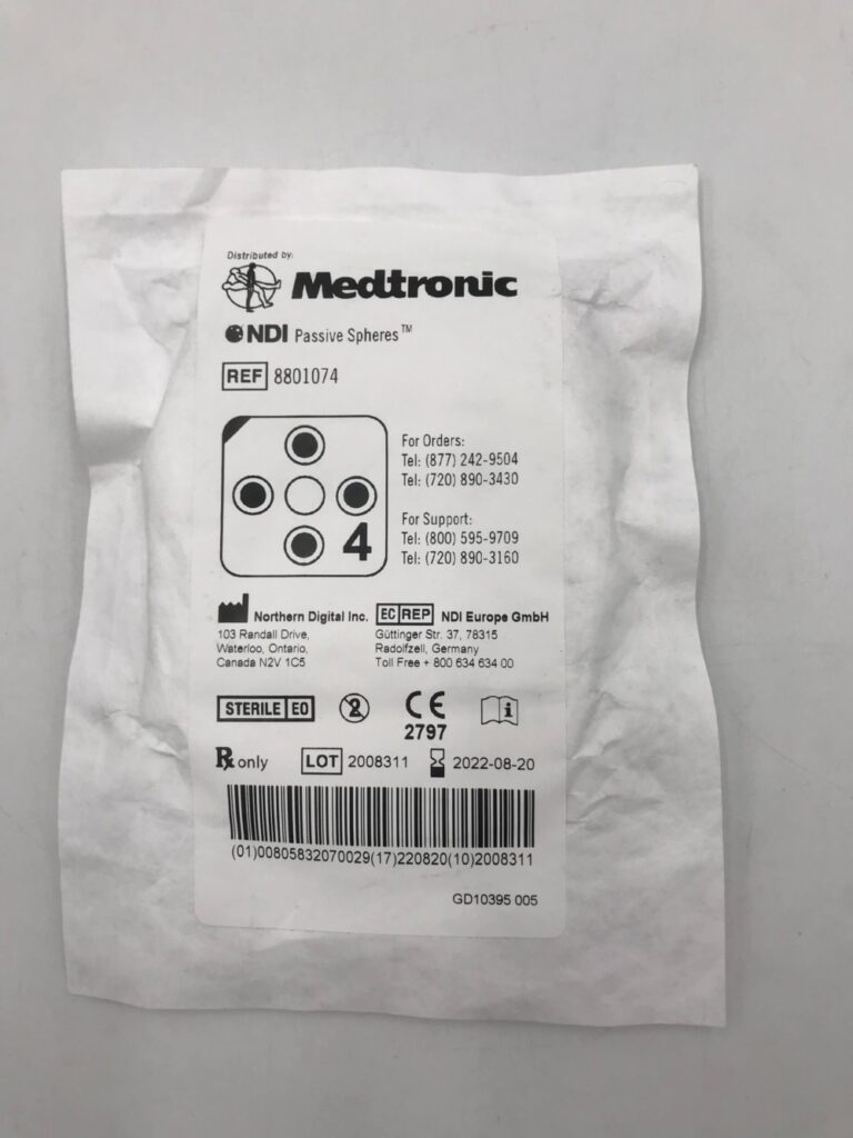 MEDTRONIC / NORTHERN DIGITAL 8801074 NDI Passive Spheres (4/Pkg)(X ...