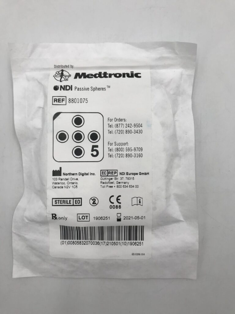 MEDTRONIC / NORTHERN DIGITAL 8801075 NDI Passive Spheres (5/pkg)(X ...