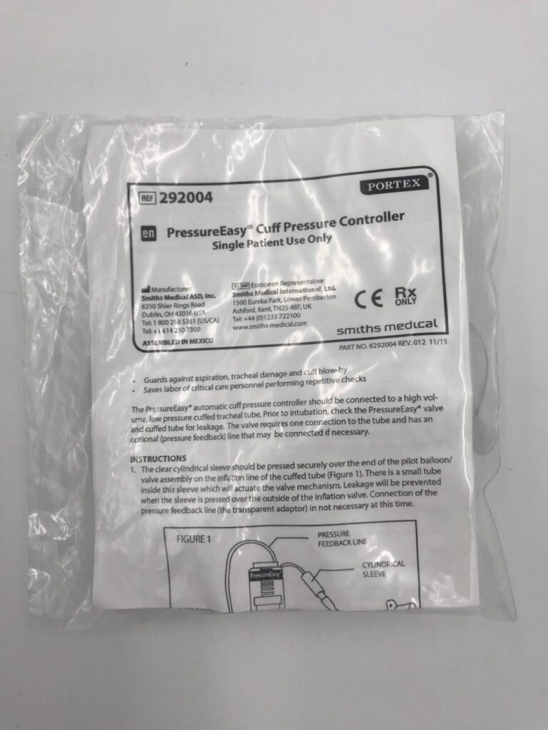 SMITHS MEDICAL 292004 Portex PressureEasy Cuff Pressure Controller - GB TECH USA