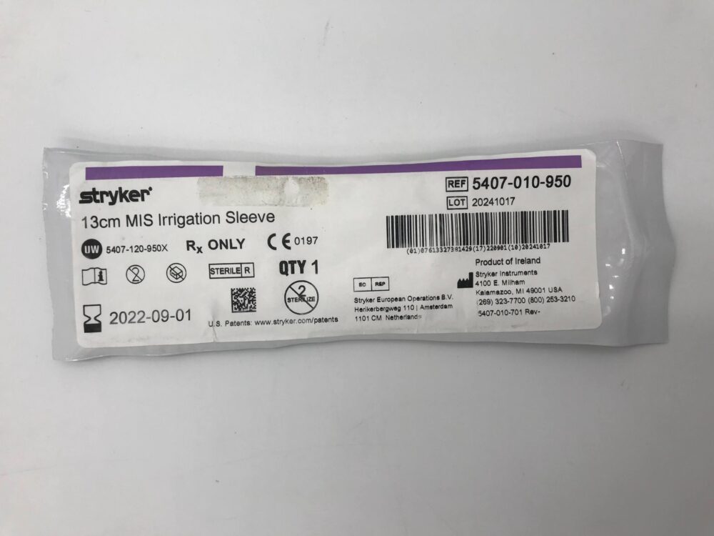 STRYKER 5407-010-950 MIS Irrigation Sleeve 13cm (X) - GB TECH USA