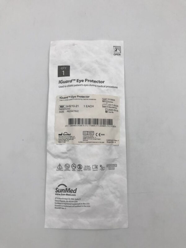 Sunmed 9-0210-21 IGuard Eye Protector Size Pediatric (X) - GB TECH USA