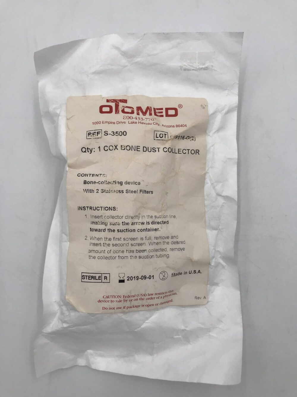 Cox Bone Dust Collector – GB TECH USA