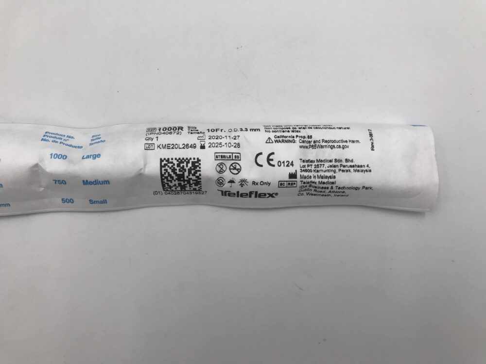 TELEFLEX 1000R Rusch Slick Stylet Disp. Endotracheal Stylet 10F (25/Box ...
