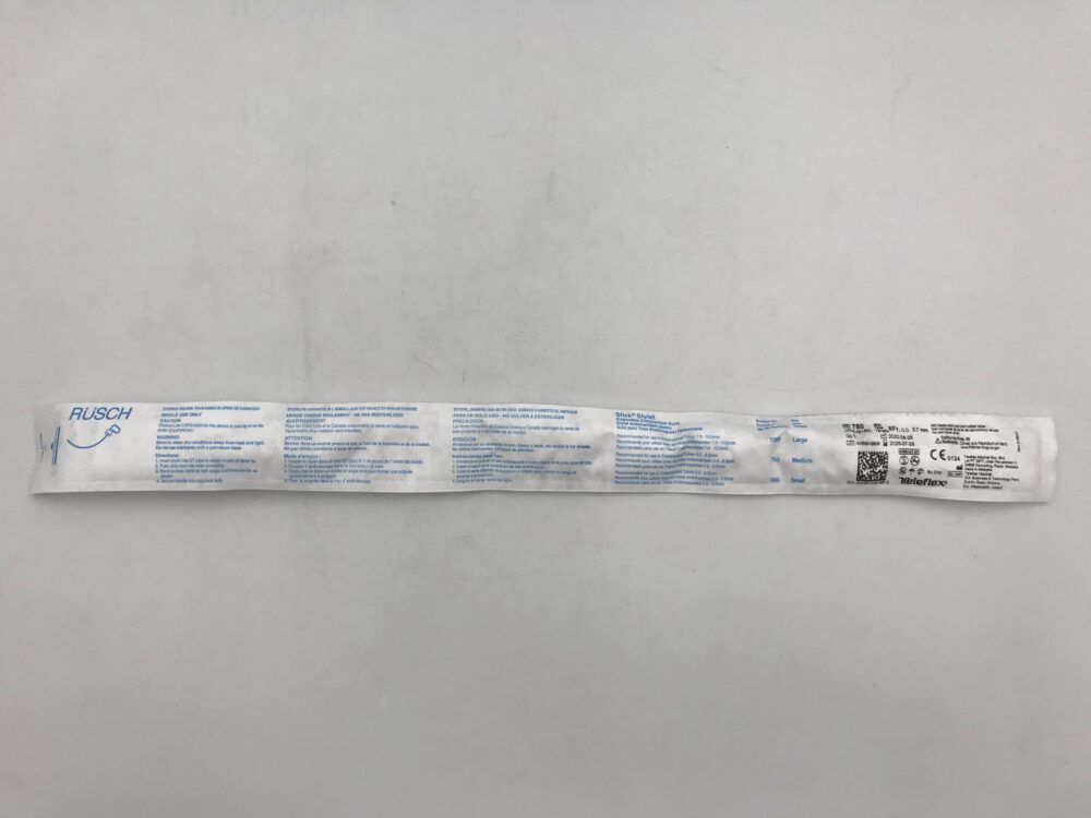 TELEFLEX 750 Rusch Slick Stylet Disp. Endotracheal Stylet 8F (25/Box ...