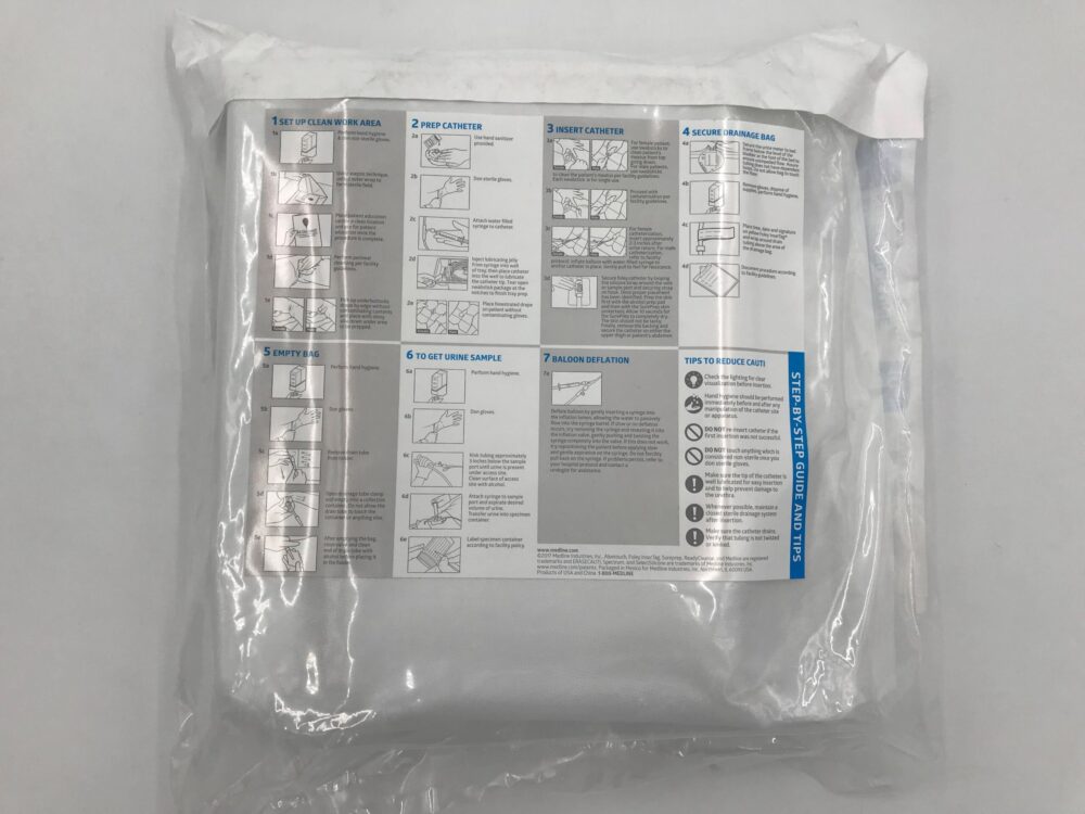 MEDLINE URO180816 Total One Layer Urology Tray 16F x 10ml (X) - GB TECH USA