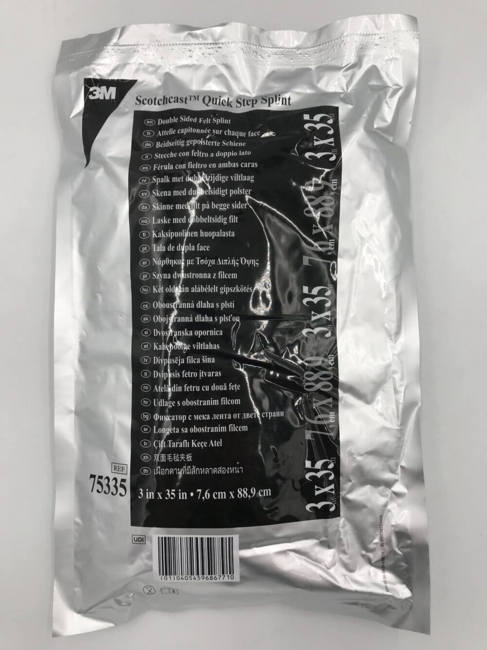 3M 75335 ScotchCast Quick Step Splint Double Sided Felt Splint 3in x ...