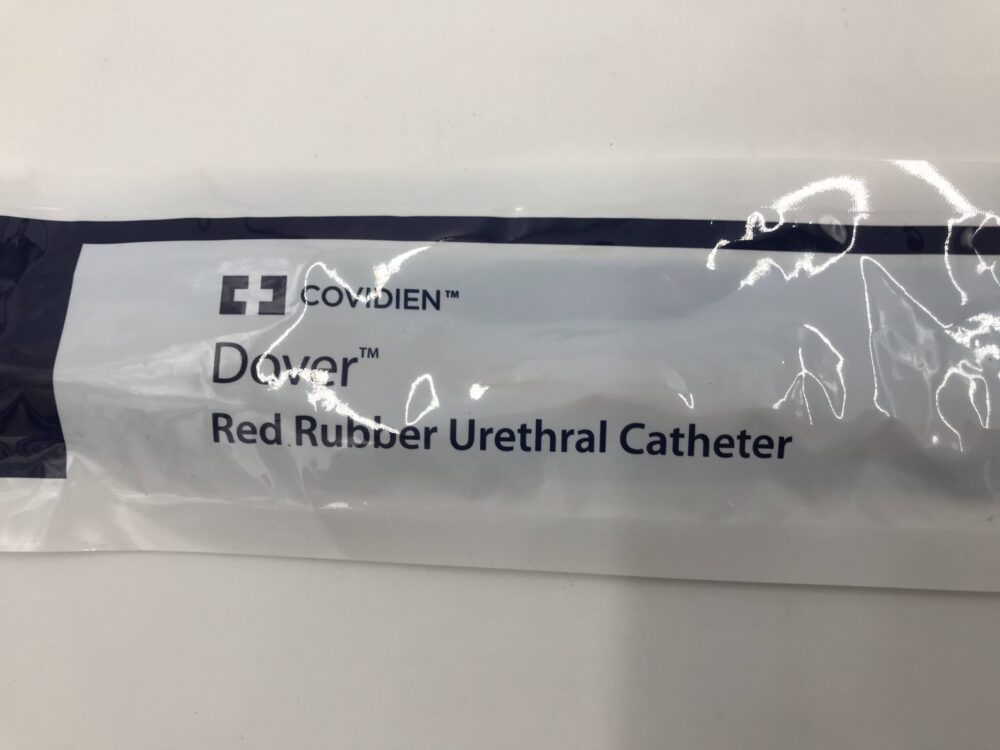 Covidien 8404 Dover Red Rubber Urethral Catheter Coudé Tip 16 Fr/Ch (X ...