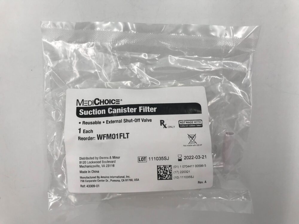 MediChoice WFM01FLT Suction Canister Filter Reusable (10/Box)(X) - GB ...