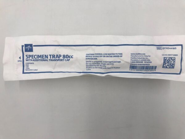 MEDLINE DYND44180 Specimen Trap 80 cc With Additional Transport Cap - GB TECH USA