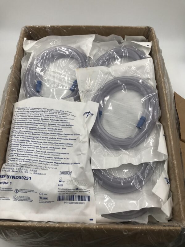 Medline DYND50251 Non-Conductive Connecting Tubing, 10' Length, 1/4" Diameter (50/Case) (X) - GB ...