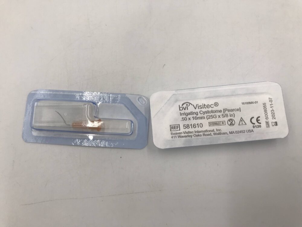 BVI Beaver Visitec 581610 Irrigating Cystotome [Pearce] (25G x 5/8in ...