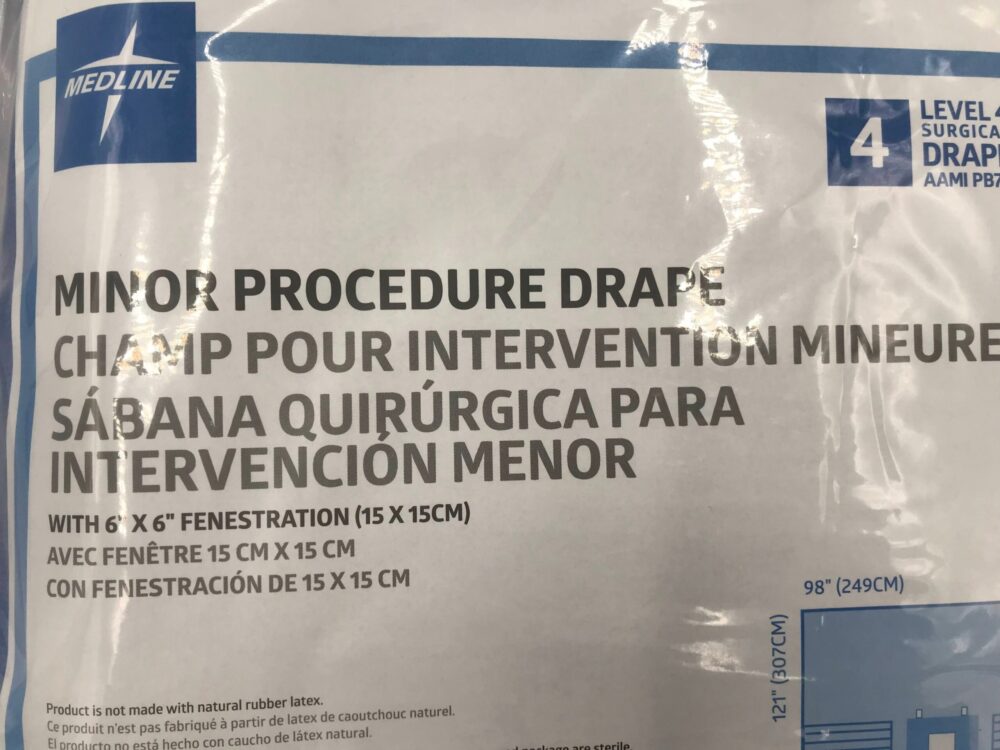 MEDLINE DYNJP2492 Minor Procedure Drape 98″ x 121″ x 77″ Level 4 – GB ...