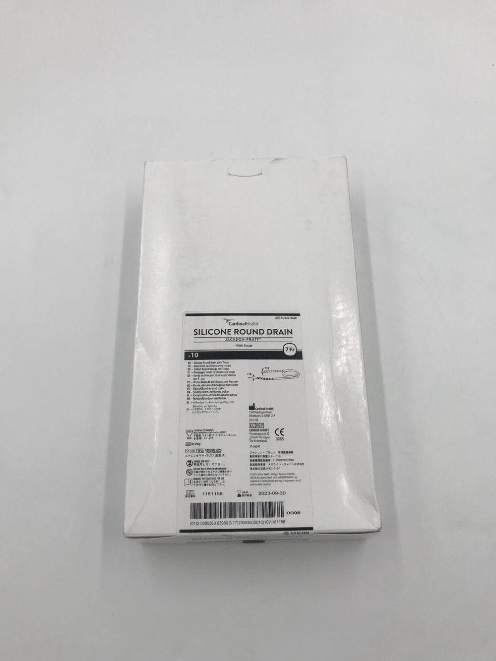 Cardinal Health SU130-0320 Jackson-Pratt Silicone Round Drain with ...