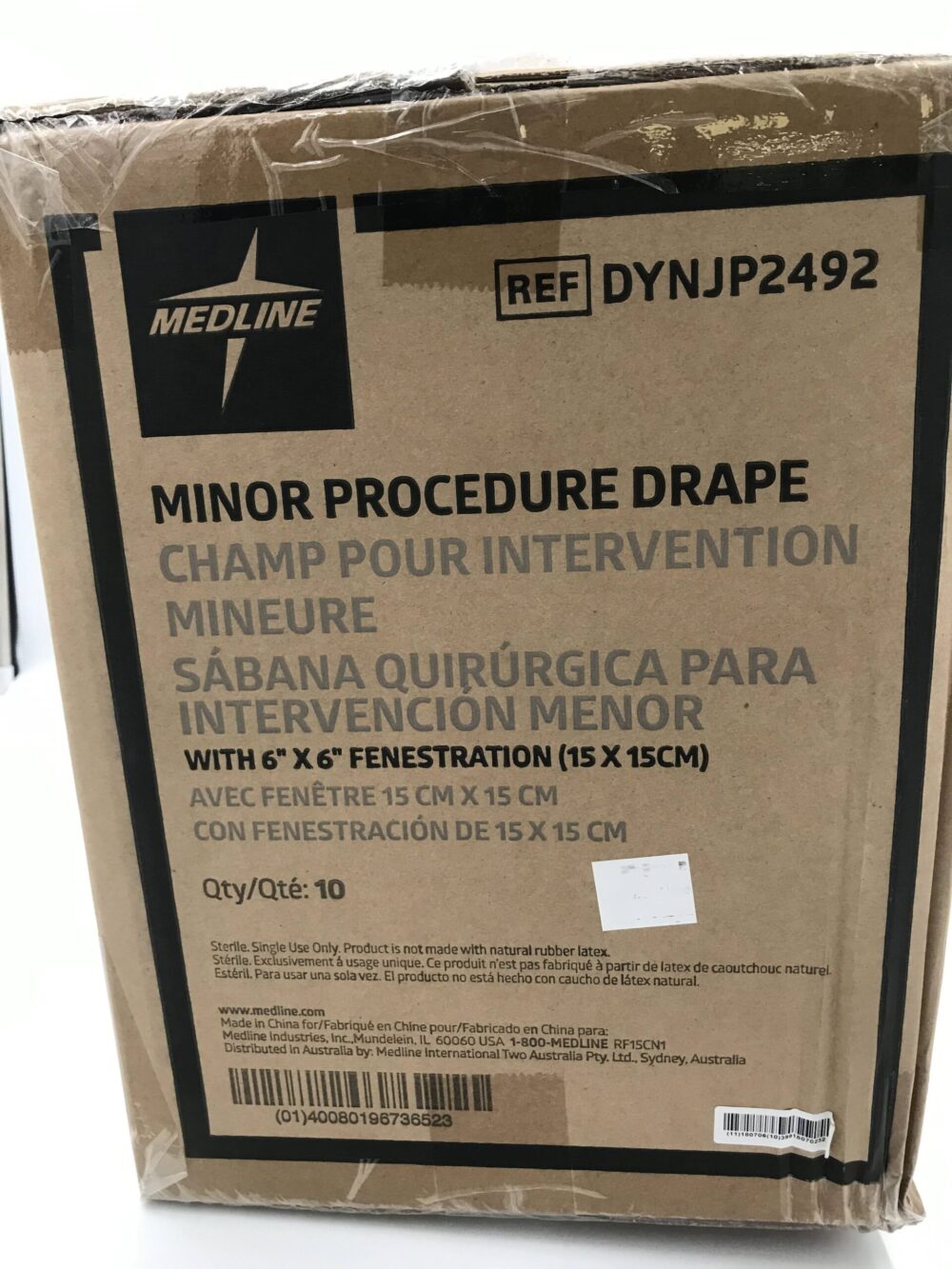 MEDLINE DYNJP2492 Minor Procedure Drape 98″ x 121″ x 77″ Level 4 (10 ...