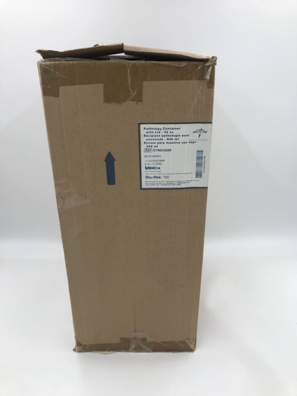 MEDLINE DYND34265 Pathology Container with Lid 32oz. (946mL) (100/Case ...