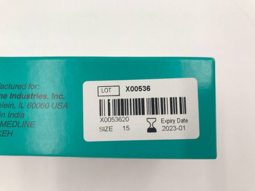 MEDLINE MDS15215 10 Sterile Scalpels, Stainless Steel, Disposable (10 ...