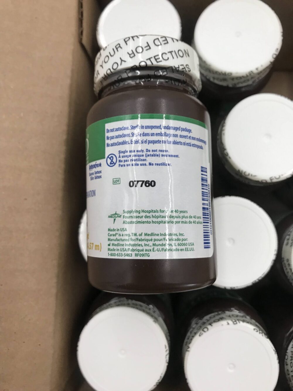 Medline Non255145 Curad Plain Packing strip 1/4in x 5yd (12/Box) – GB ...