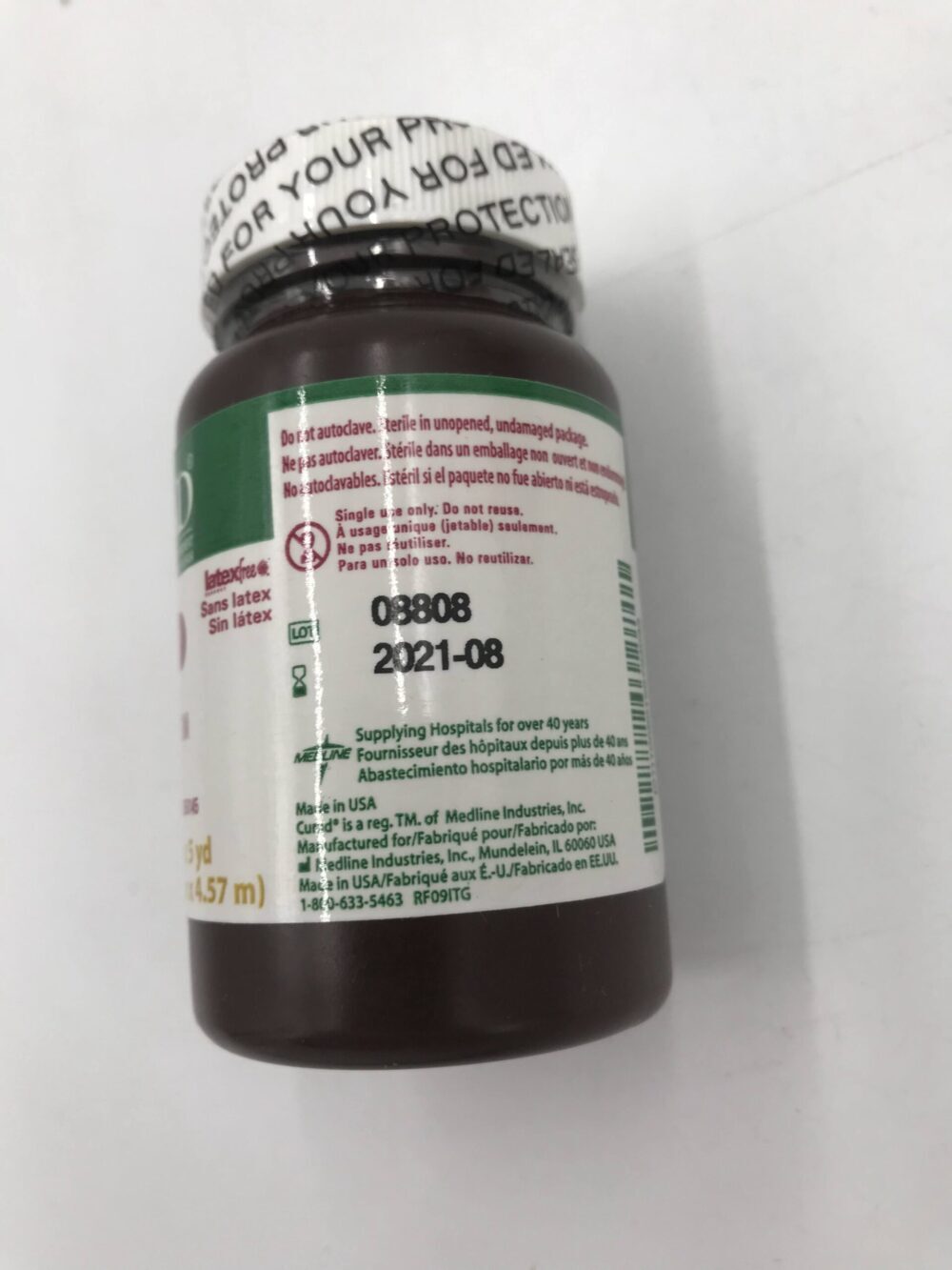 Medline Non256145 Curad Iodoform Packing strip 1/4in x 5yd (12/Box) (X ...