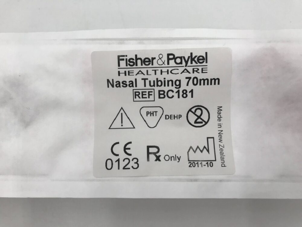 Fisher&Paykel BC181-05 Nasal Tubing 70mm (5/Box) – GB TECH USA