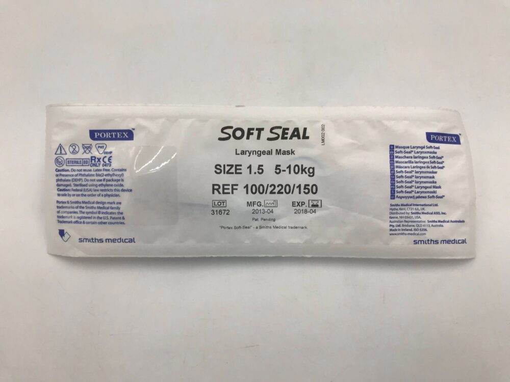 SMITHS MEDICAL 100/220/150 Portex Soft Seal Laryngeal Mask, Size 1.5, 5 ...