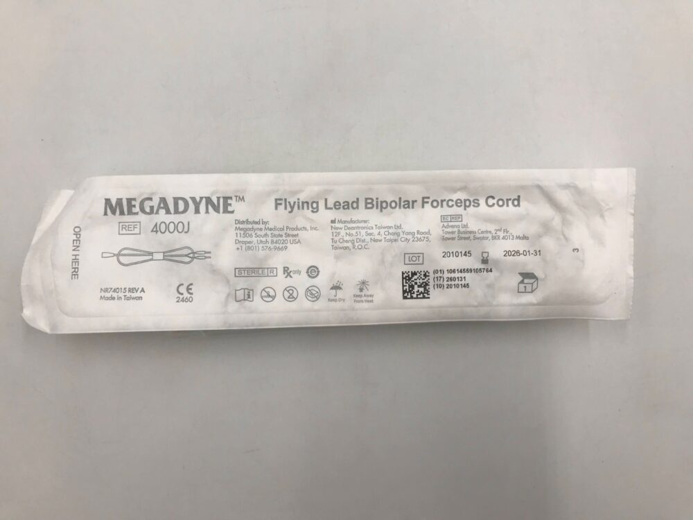 MEGADYNE 4000J Flying Lead Bipolar Forceps Cord - GB TECH USA