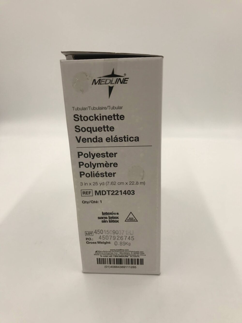 MEDLINE MDT221403 Stockinette polyester 3″ x 25 yd. – GB TECH USA