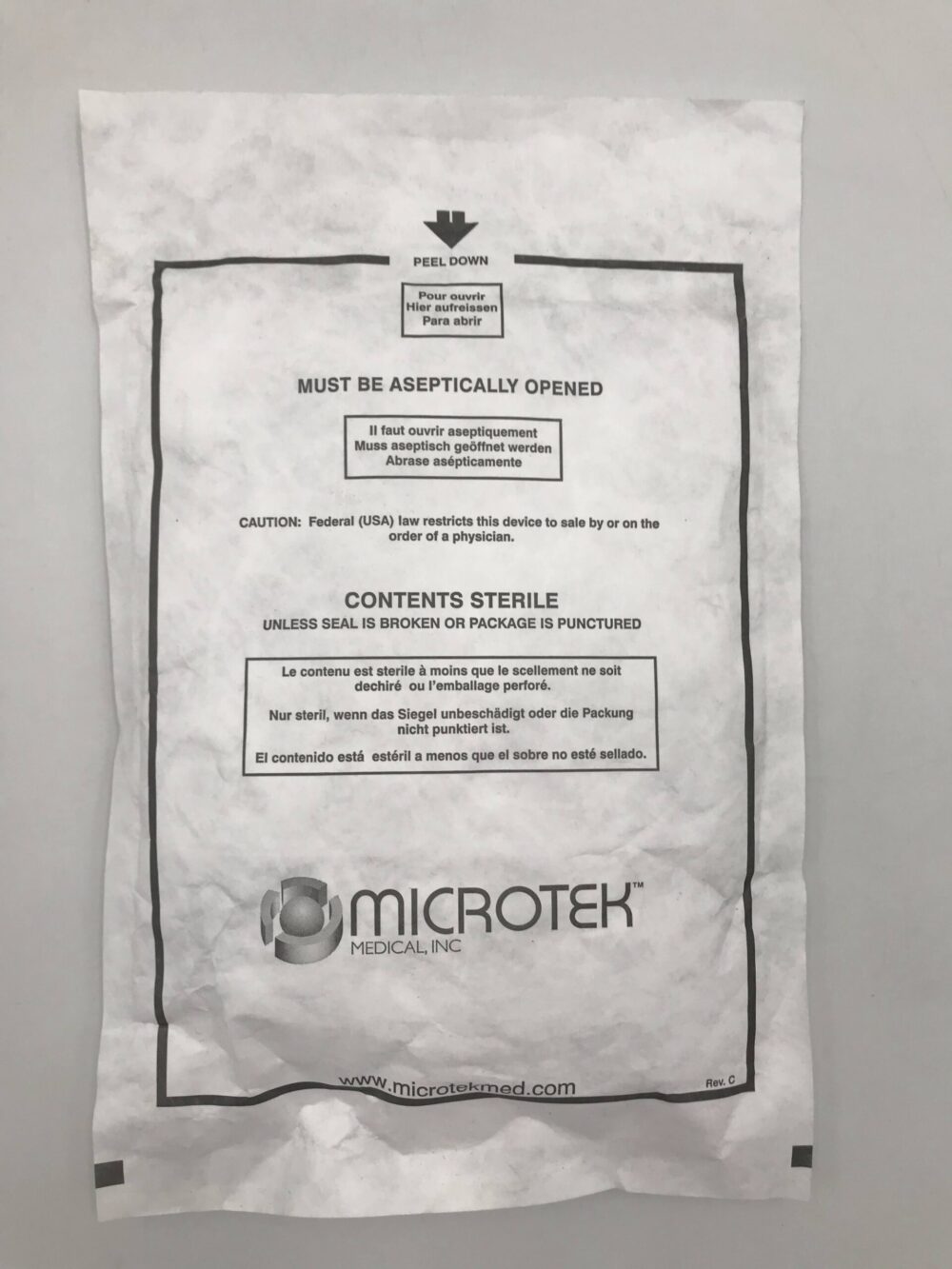 MICROTECK 60040S Ecolab Genesys Banded Bag w/ Elastic Opening Circular ...