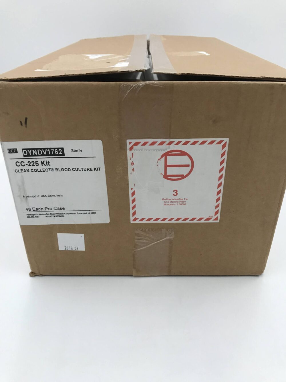 MEDLINE DYNDV1762 Clean Collect Blood Culture Kit CC-225 (40/Case) (X) - GB TECH USA