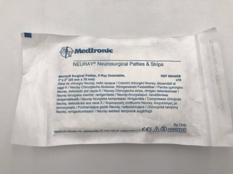 Medtronic 8004008 Neuray Neurosurgical Patties & Strips 1″ x 3″ (10/Pkg) (X) – GB TECH USA