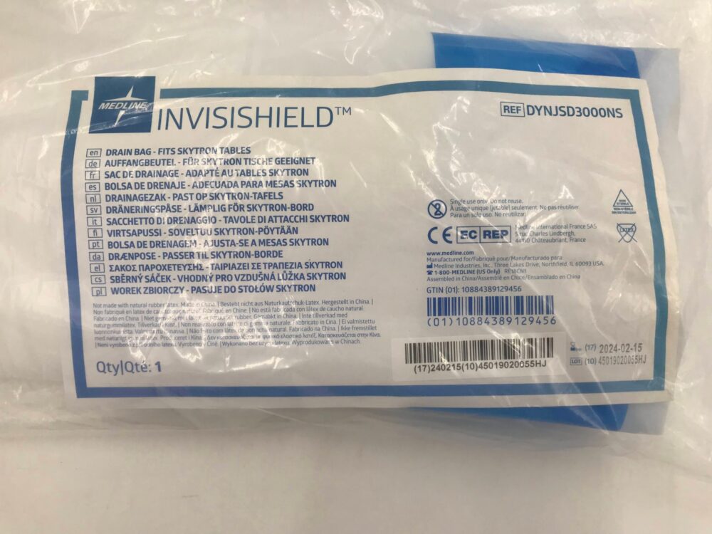MEDLINE DYNJSD3000NS Invisishield Drainage Bag – GB TECH USA