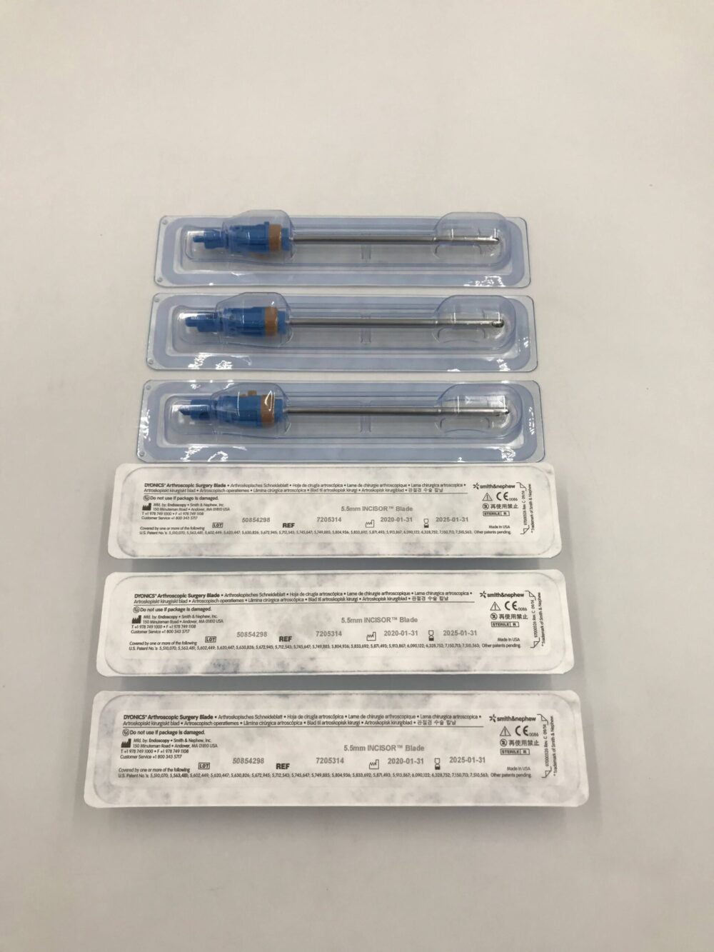 Smith&Nephew 7205314 Dyonics 5.5mm Incisor Blade (6/Box) – GB TECH USA