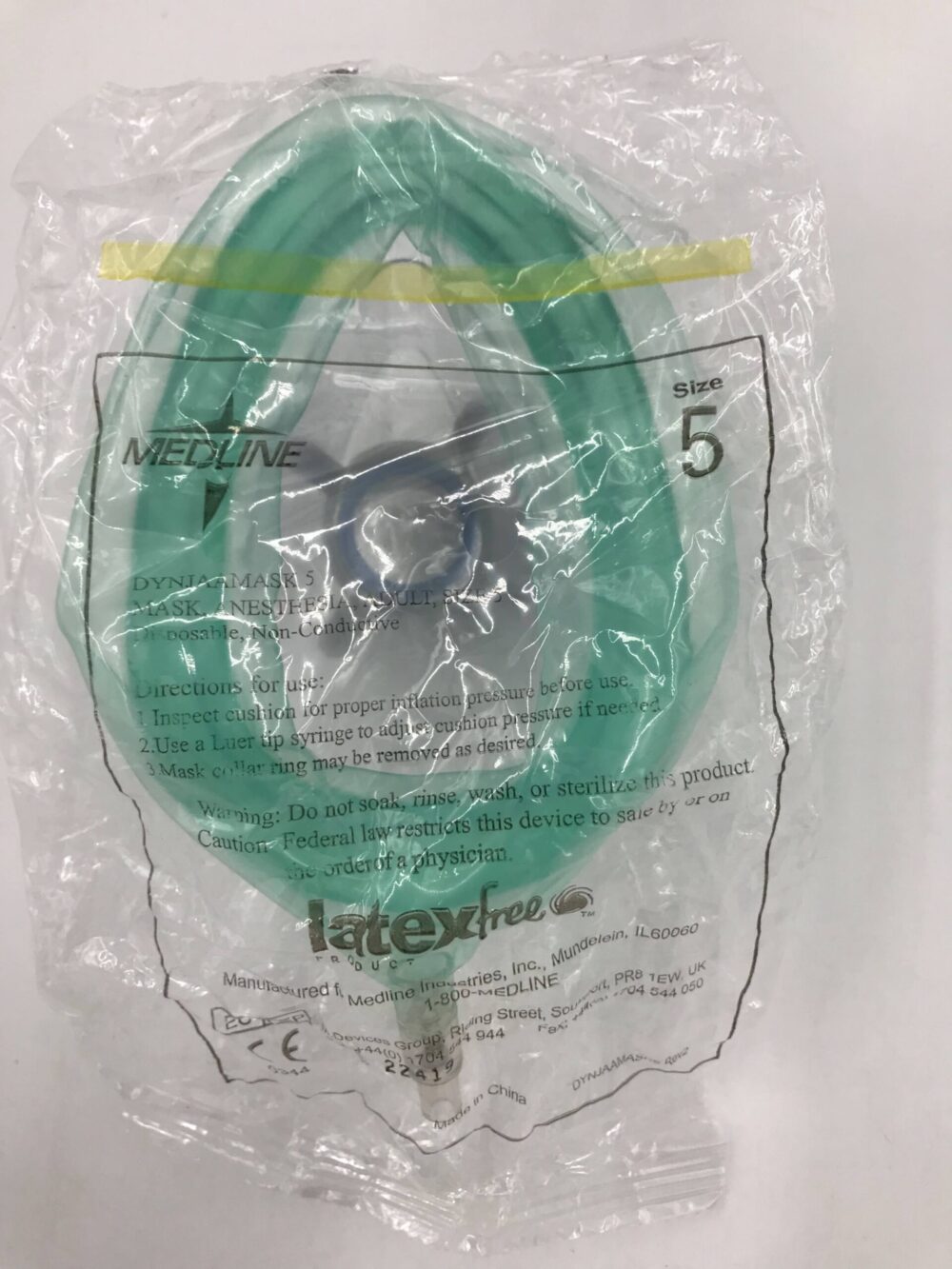 MEDLINE DYNJAAMASK5 Mask, Anesthesia, Adult Size 5 – GB TECH USA