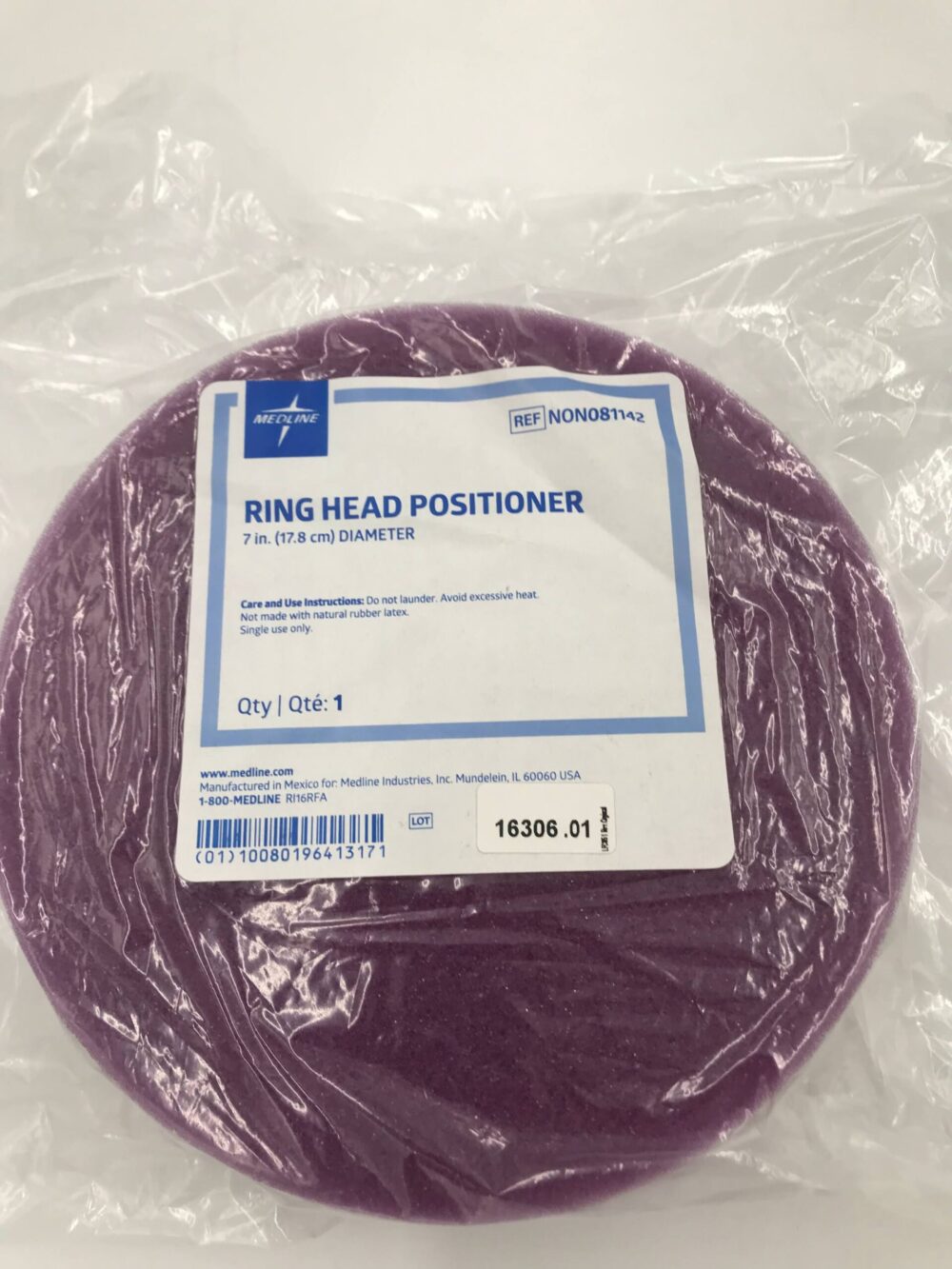 Medline NON081142 Ring Head Positioner 7in (17.8cm) Diameter - GB TECH USA