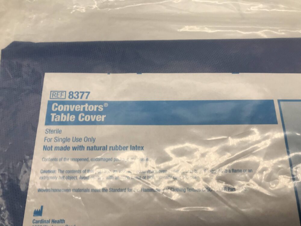 CARDINAL HEALTH 8377 Convertors Table Cover 44″ x 90″ (X) – GB TECH USA