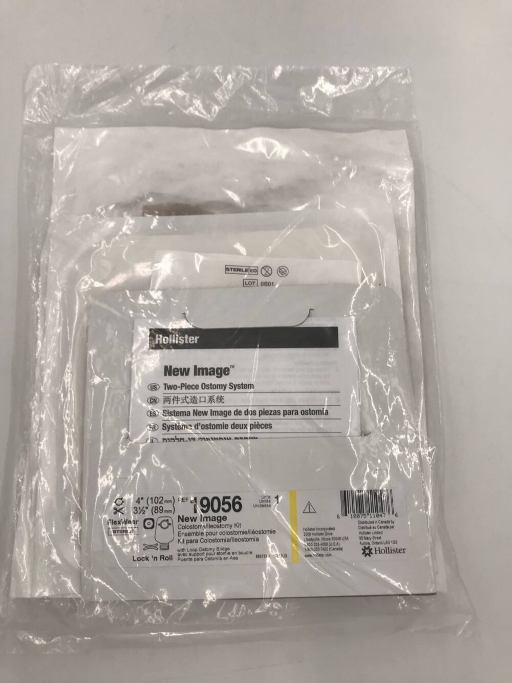 Hollister 19056 New Image Flexwear Colostomy/Ileostomy Kit 4", 3 1/2 ...