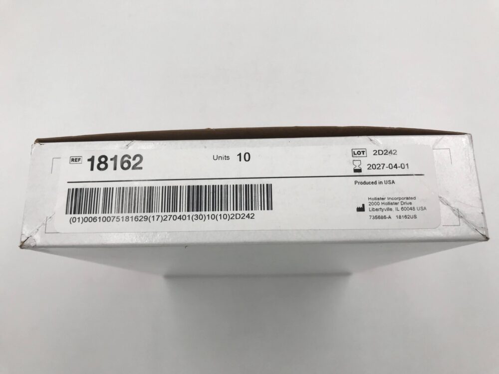 Hollister 18162 New Image 2-Piece Drainable Ostomy Pouch, Transparent ...