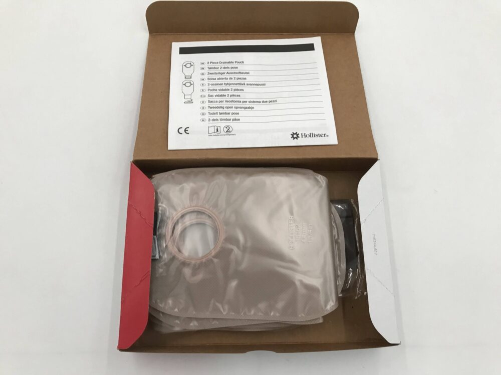 Hollister 18162 New Image 2-Piece Drainable Ostomy Pouch, Transparent ...