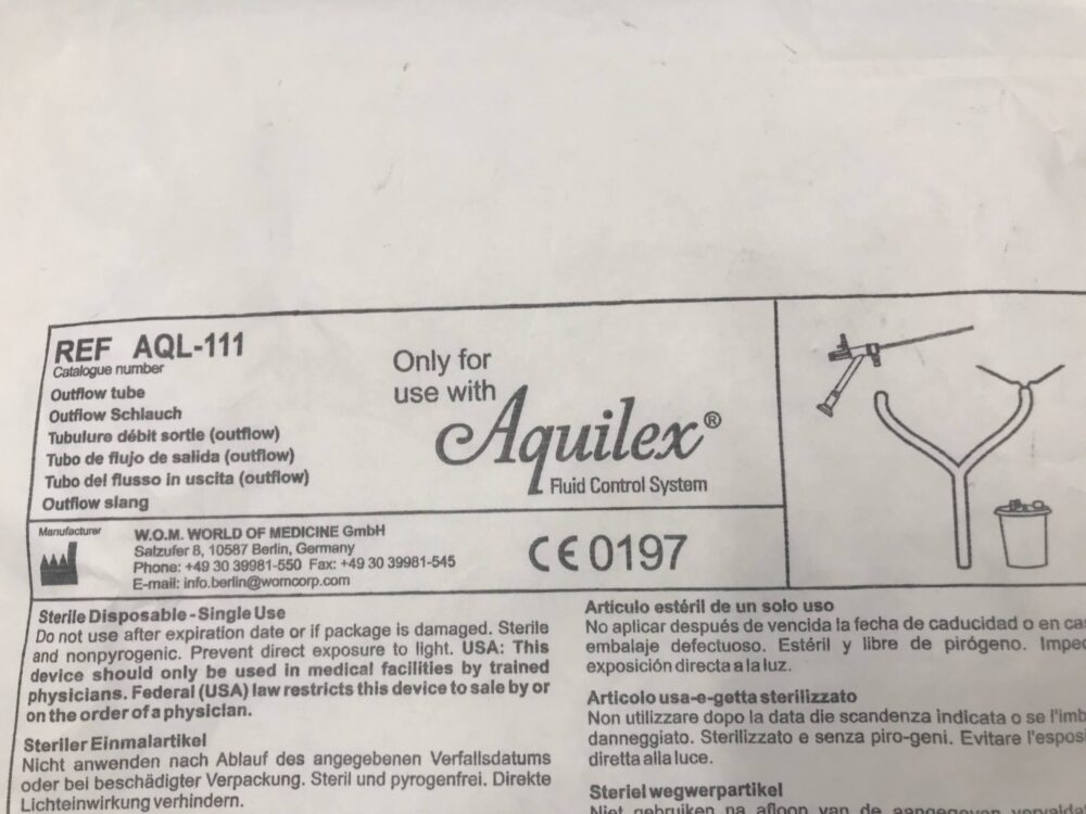 HOLOGIC AQL-111 Aquilex Outflow Tube (X) - GB TECH USA