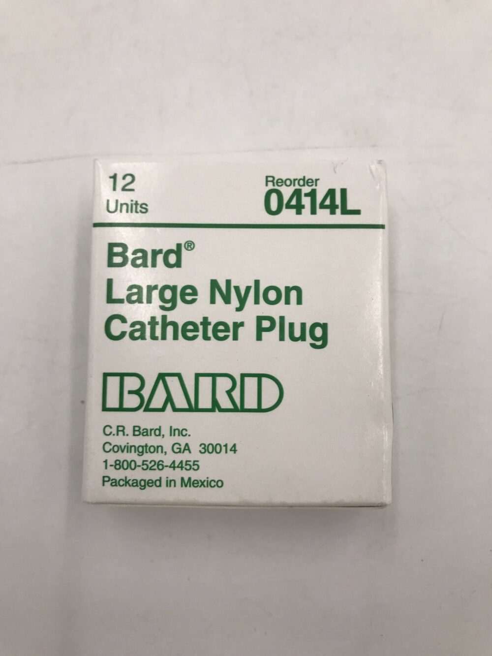 Bard 0414L Large Nylon Catheter Plug (12/Box) (X) – GB TECH USA
