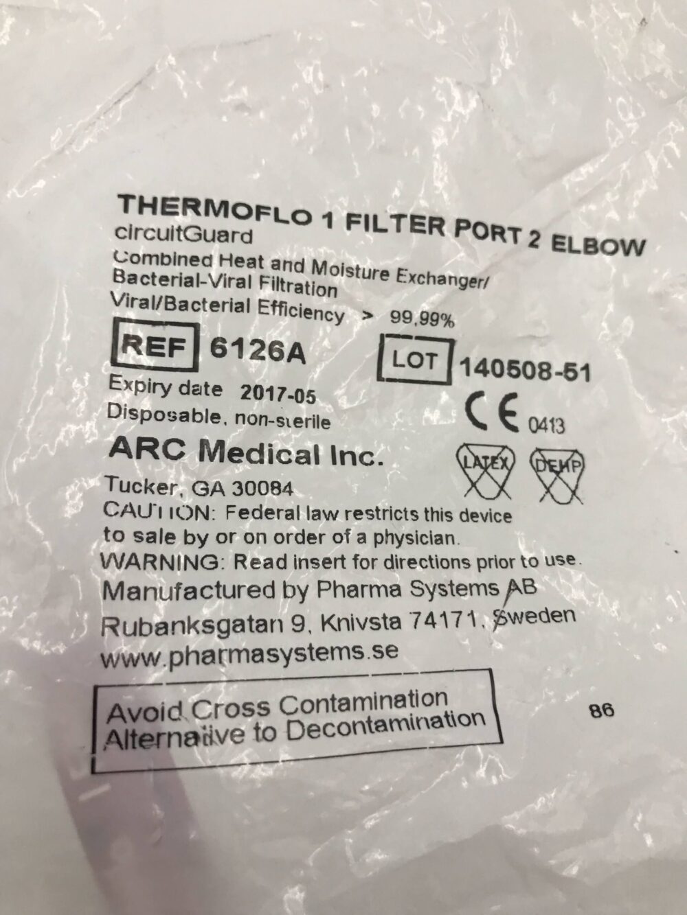 Arc 6126A Thermoflo 1 Filter Port 2 Elbow – GB TECH USA