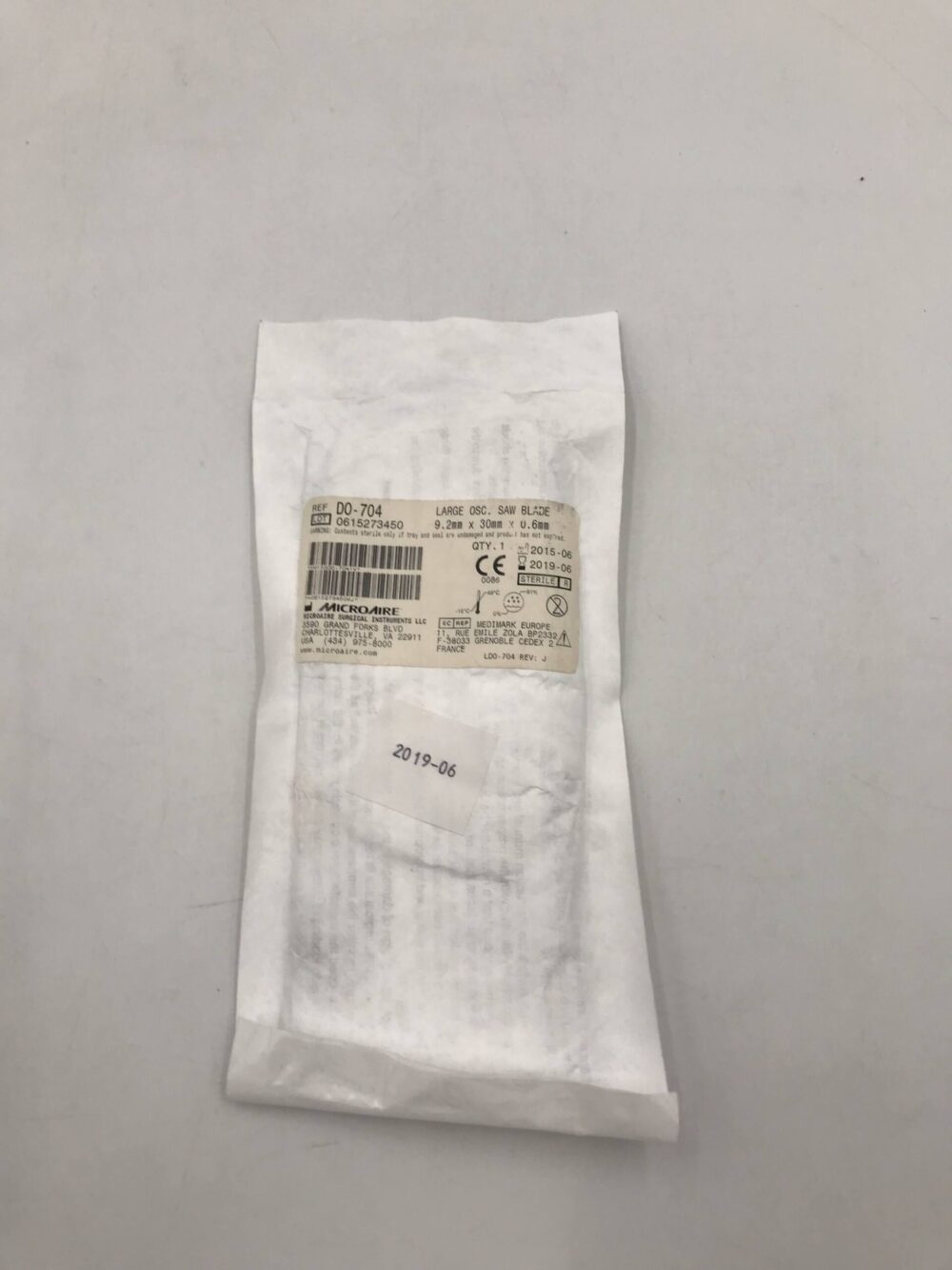 MicroAire D0-704 Large OSC, Saw Blade 9.2mm x 30mm x 0.6mm (X) - GB ...