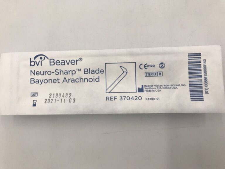 BVi Beaver 370420 Neuro-Sharp Blade Bayonet Arachnoid (X) - GB TECH USA