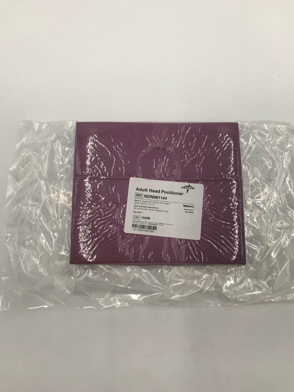 Medline NON081144 Adult Head Positioner 9″ Length x 8″ Width x 4.5 ...