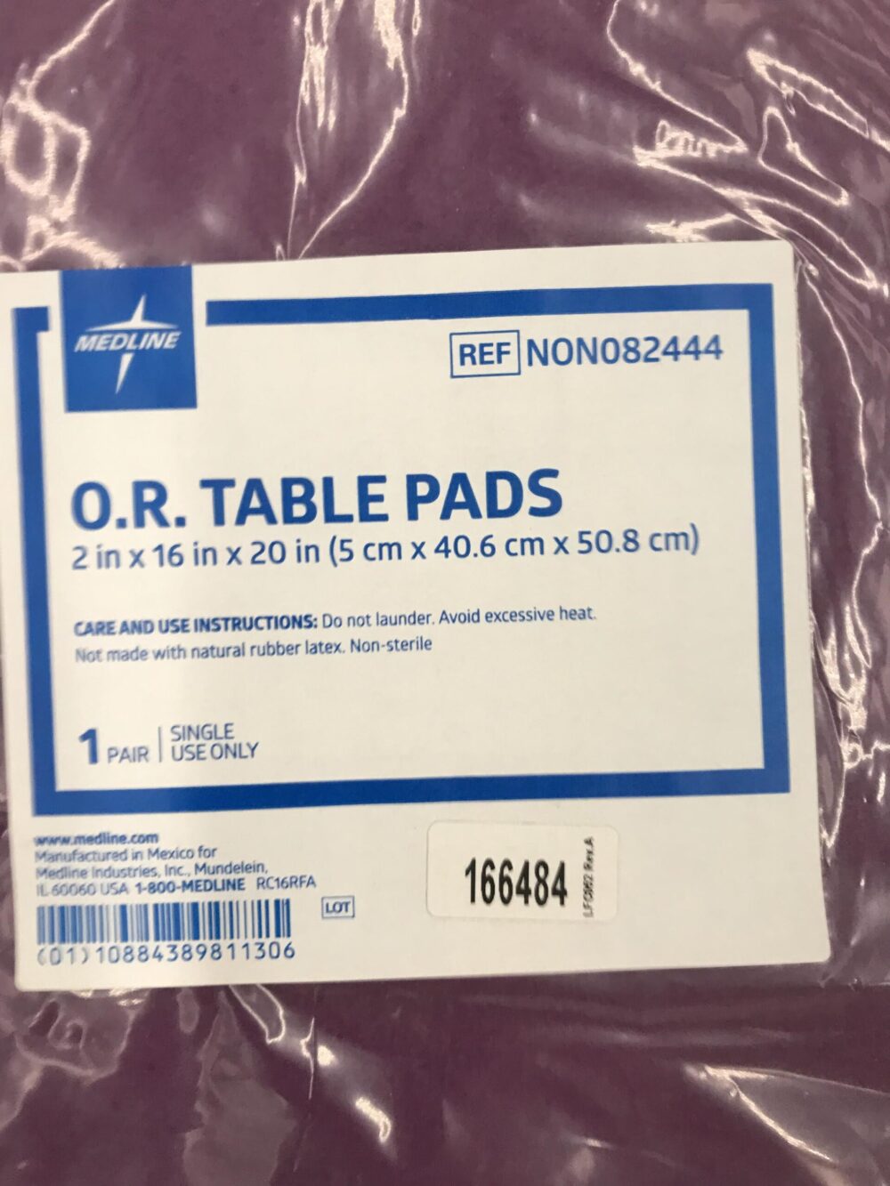 Medline NON082444 O.R. Table Pads 2in x 16in x 20in - GB TECH USA