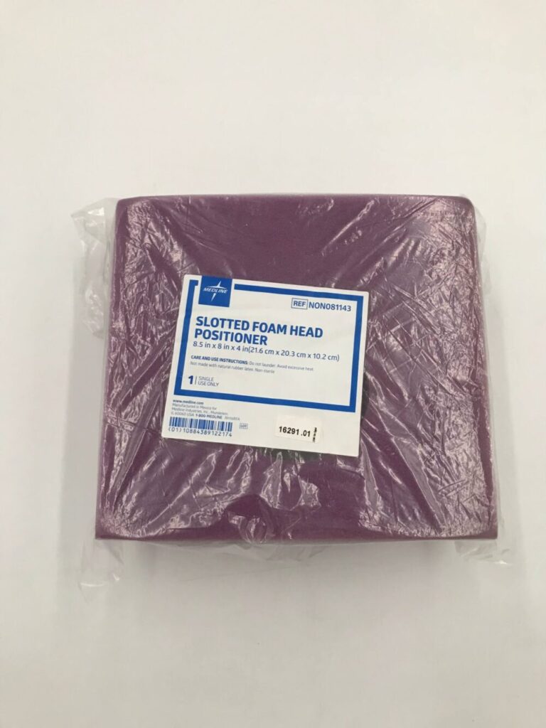 Medline NON081143 Slotted Foam Head Positioner 8.5in x 8in x 4in - GB ...